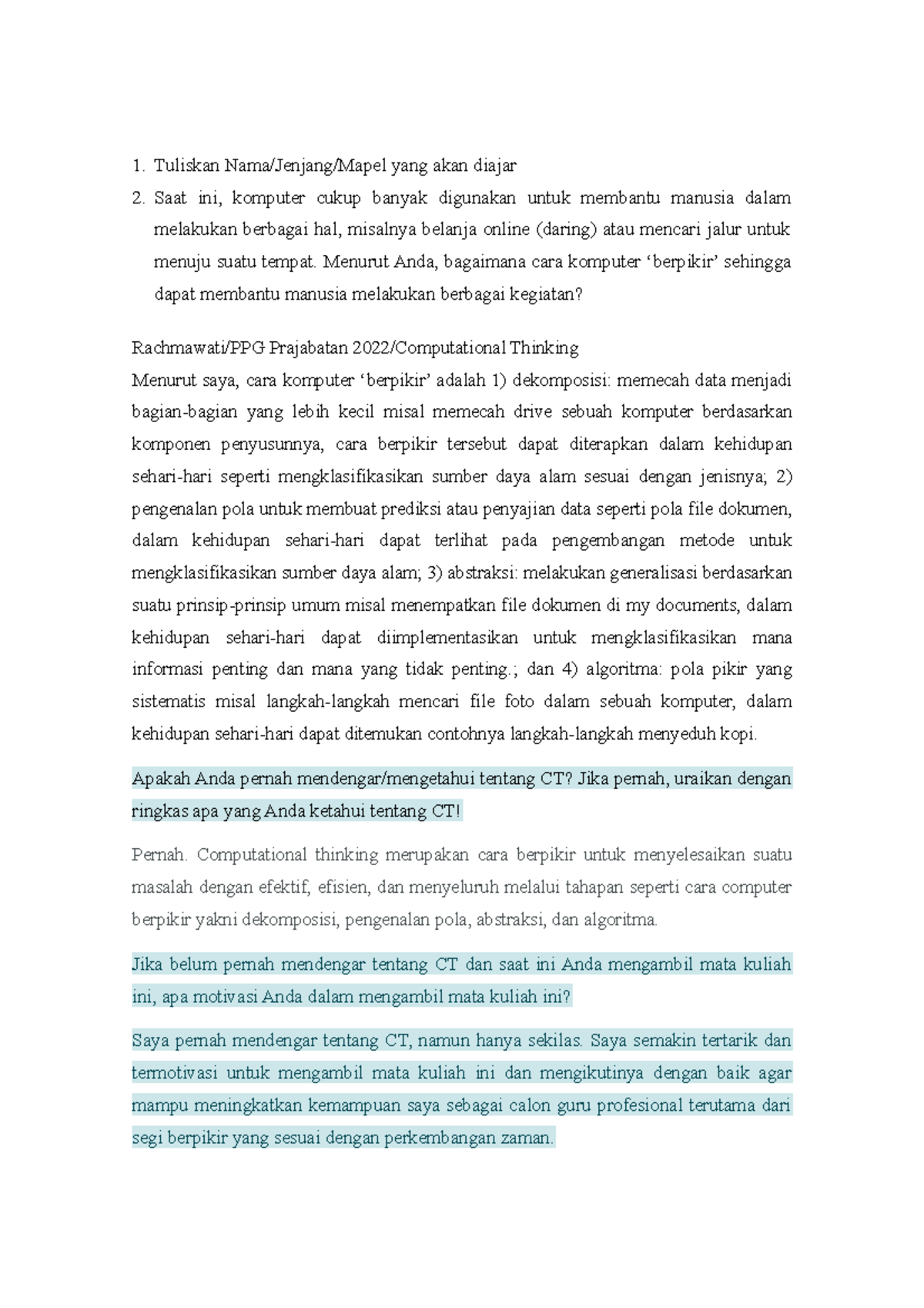 CT PPG Prajabatan 2022: Konsep Dasar dan Fondasi Computational Thinking ...