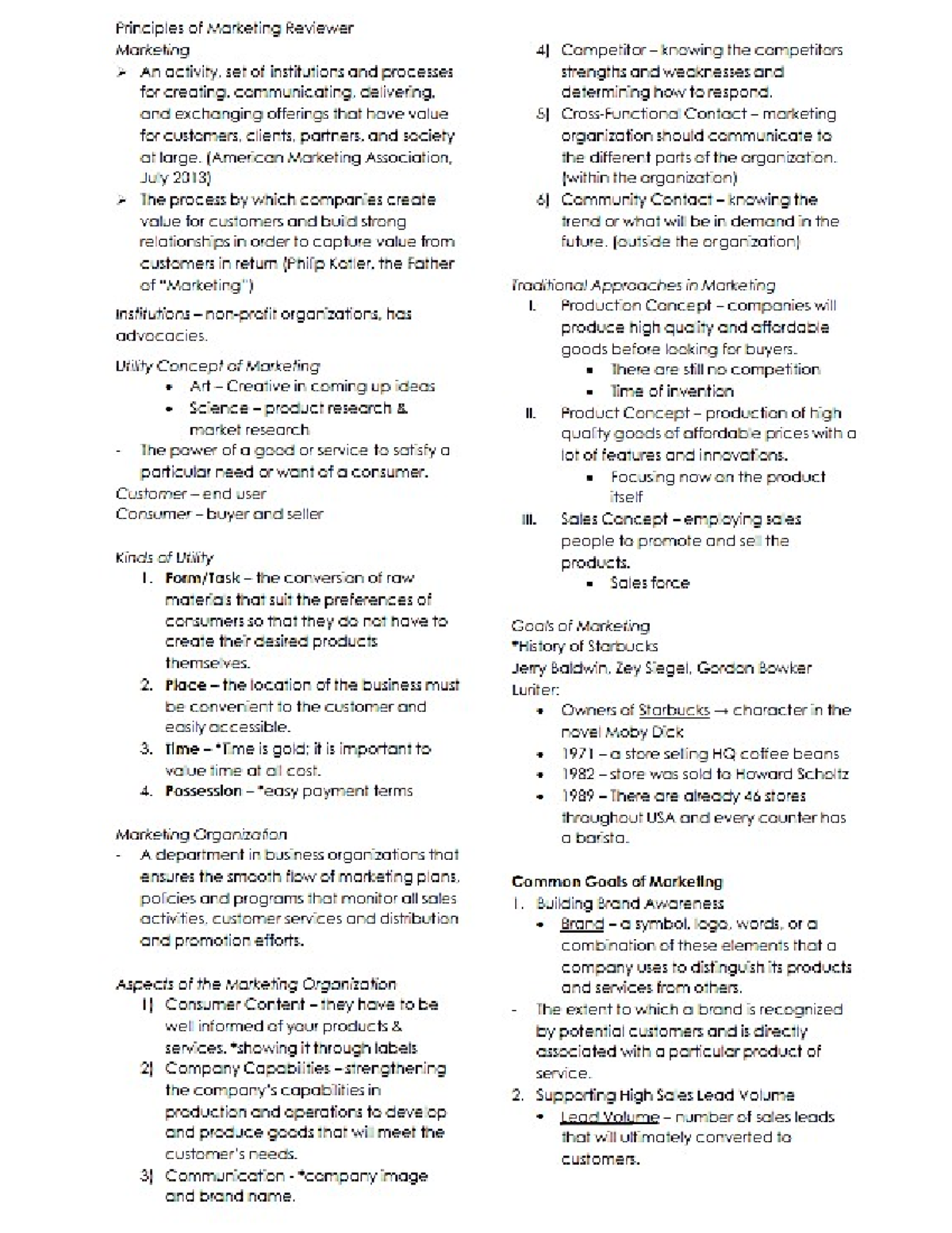 Principles of Marketing rev - Business Administration - Studocu