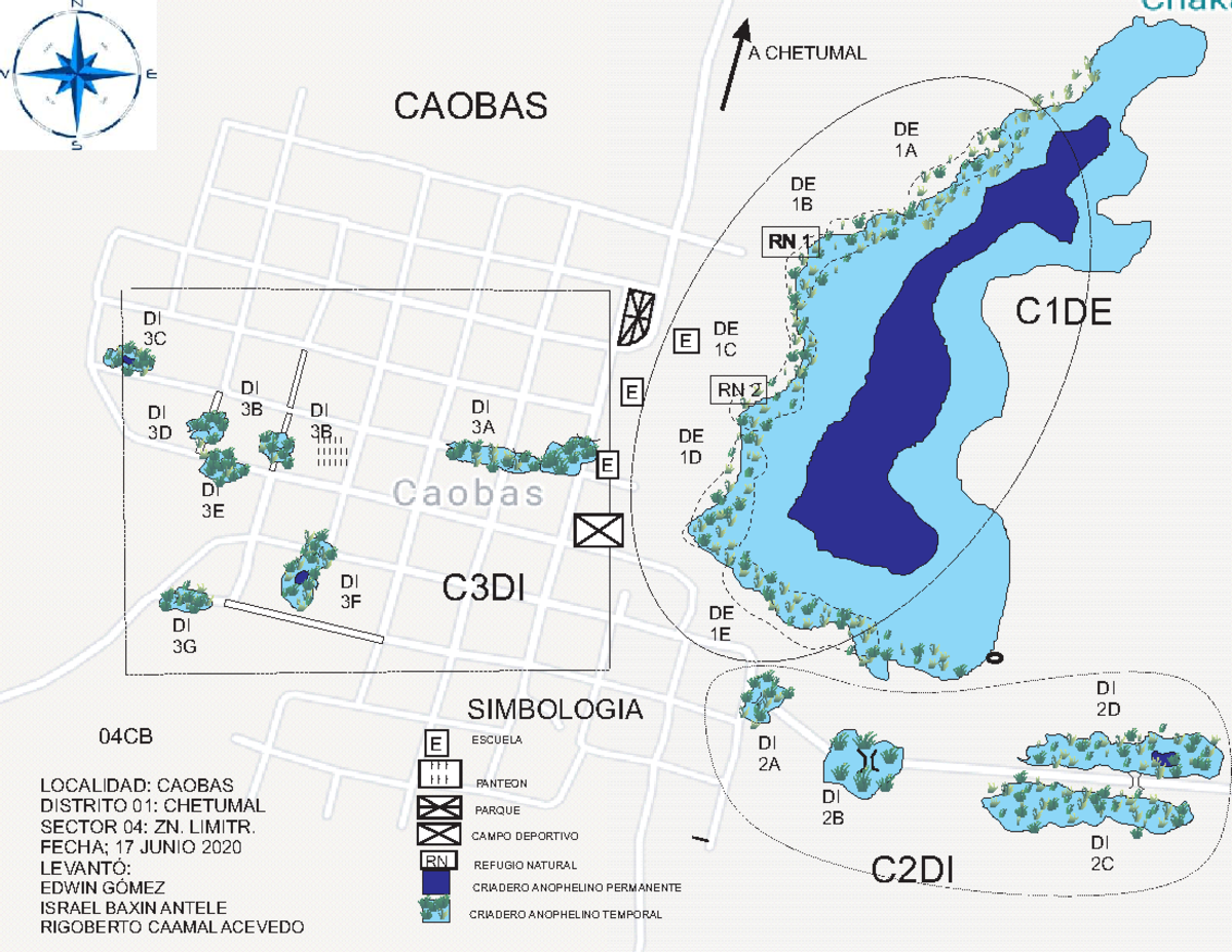 CR0QUIS Caobas - Criaderos de mosquitos - DI 3C DI 3B DI 3B DI 3A DI 3E ...