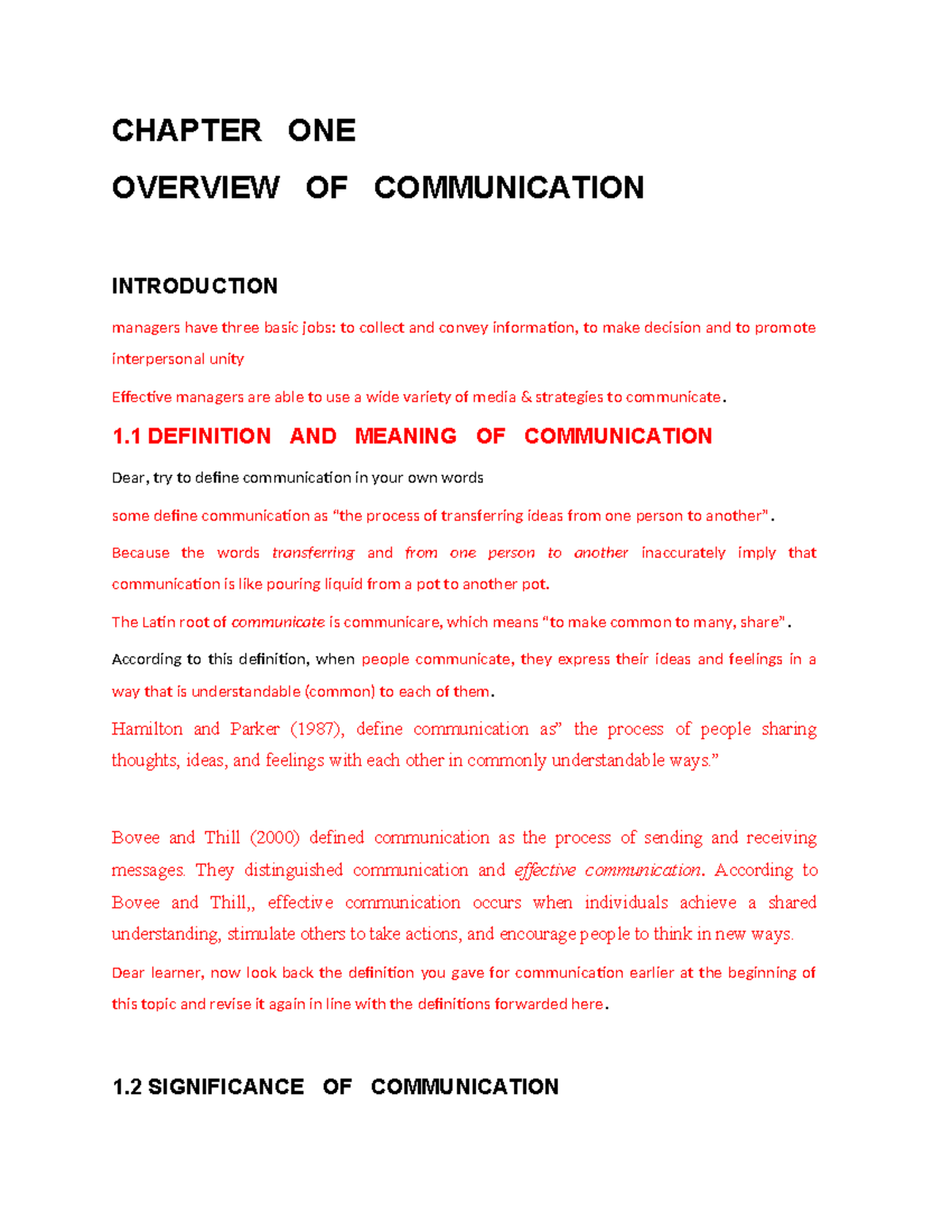 ABC Chapter 1 - Overview of Administrative & Business Communication ...