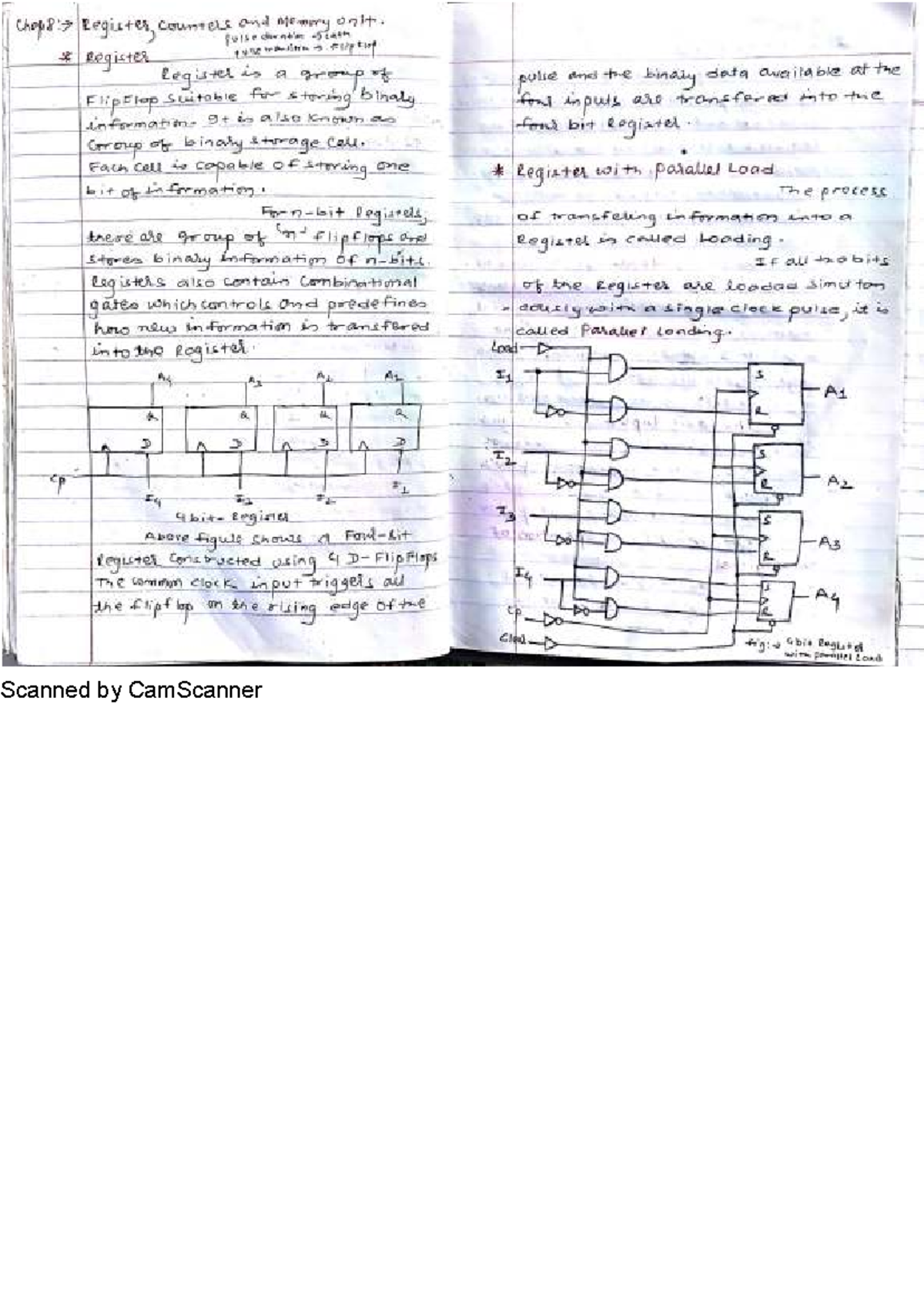 Unit 8 Logic: Registers, Counters, and Shift Register Operations - Studocu