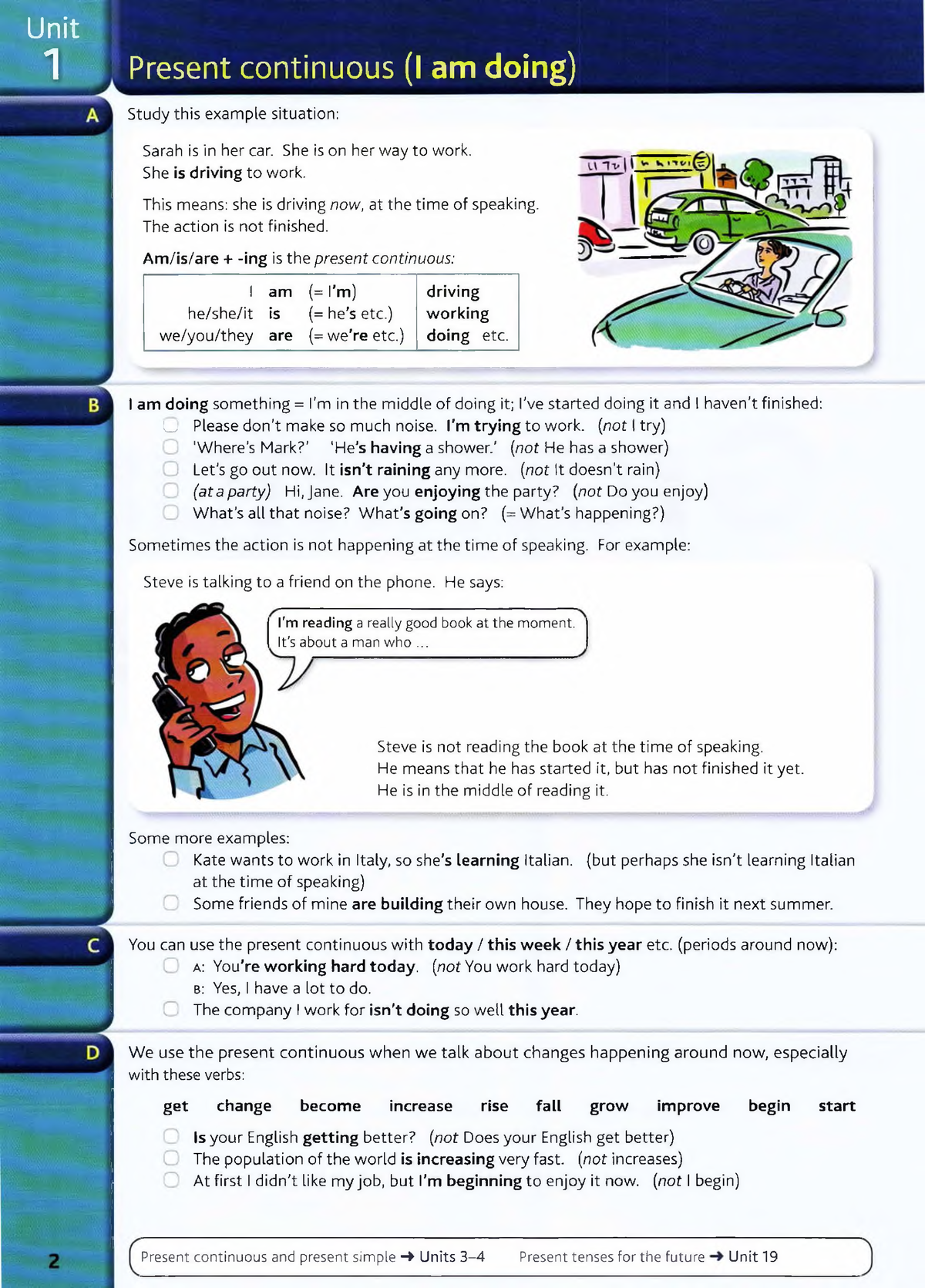 Present Continuous vs. Simple Tenses - Unit 1 Study Notes - Studocu