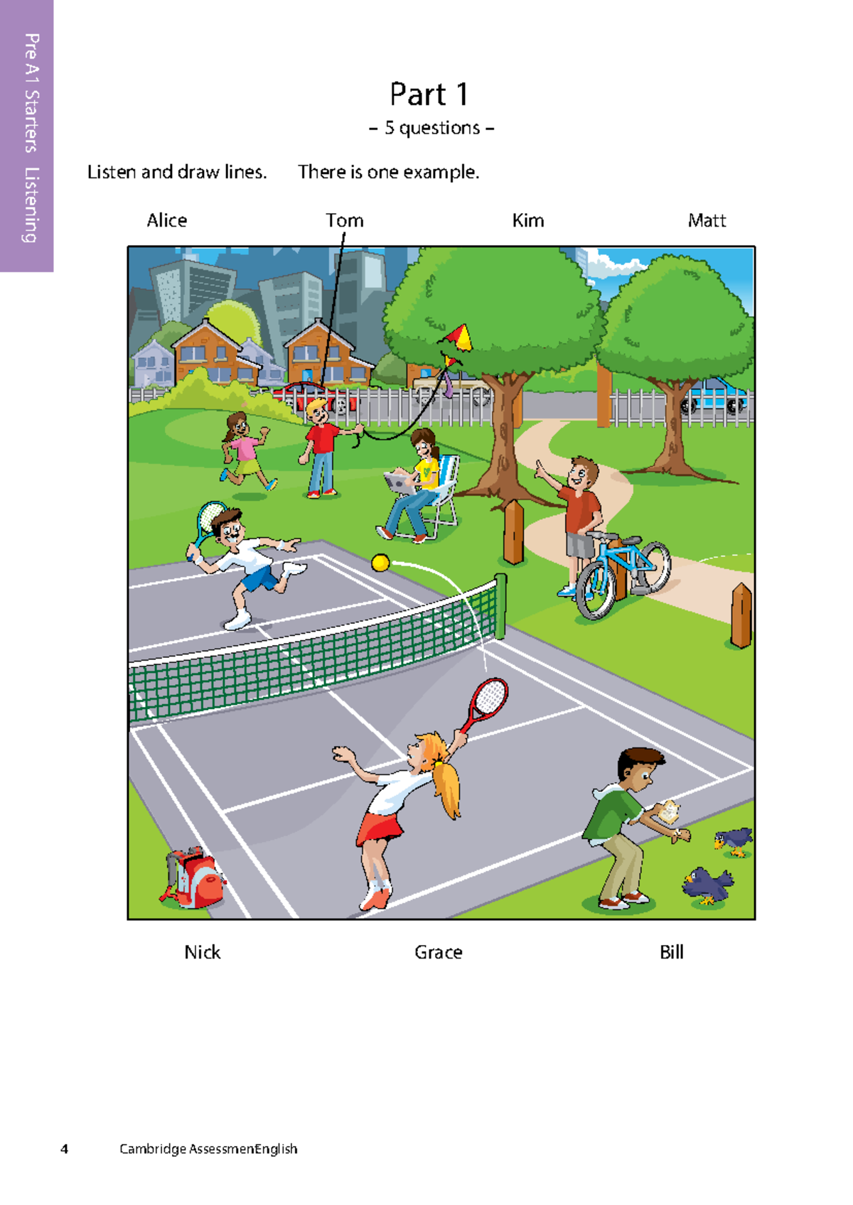 Pre A1 Starters Listening & Reading Practice Questions - Studocu