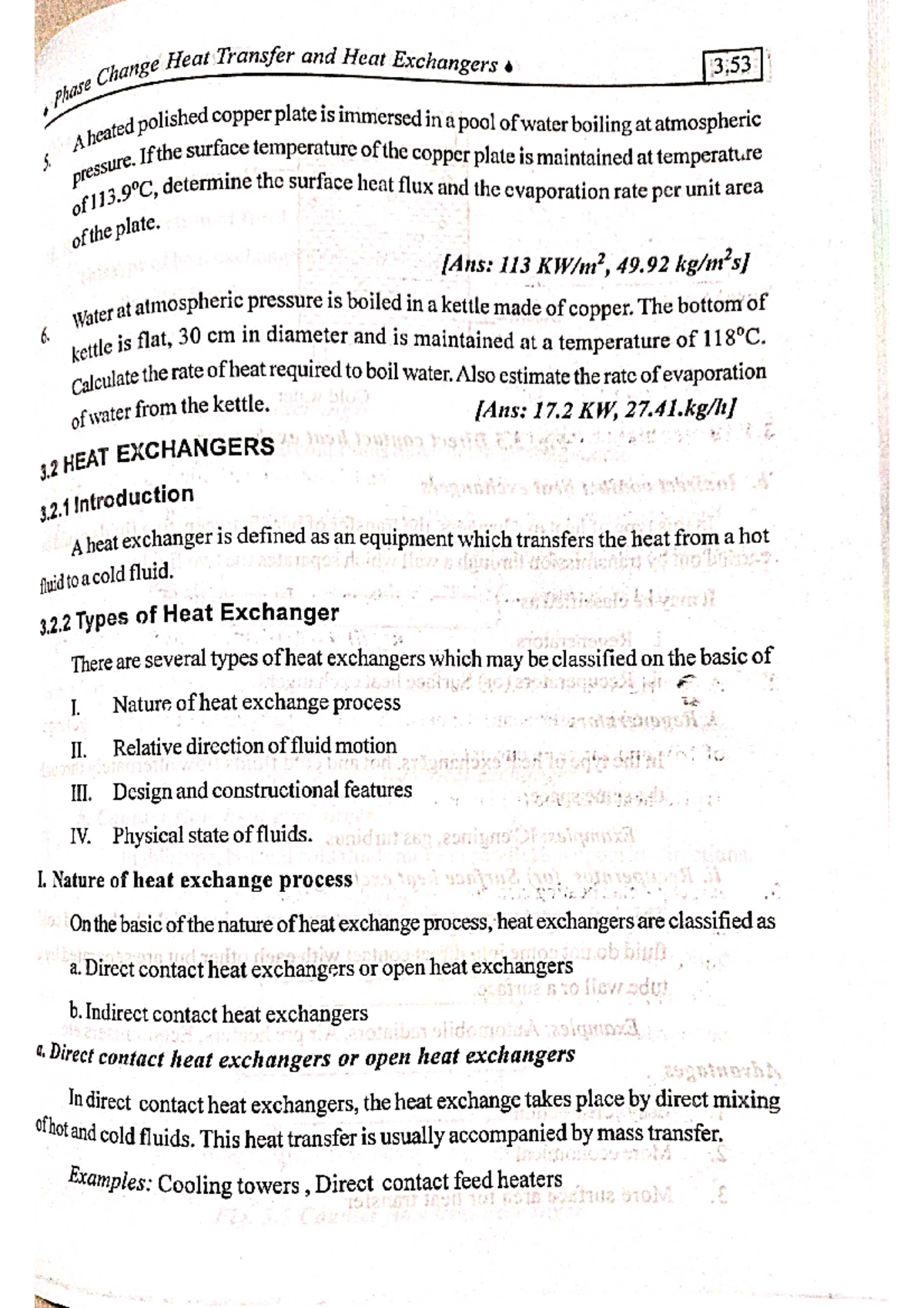 Change Heat Transfer and Heat Exchangers 4 353 - Detailed Study Notes ...