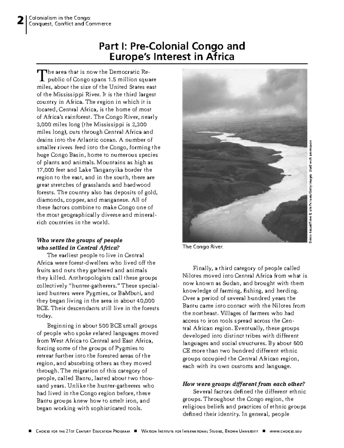 Colonialism in the Congo: Conquest, Conflict & Commerce (Part I) - Studocu