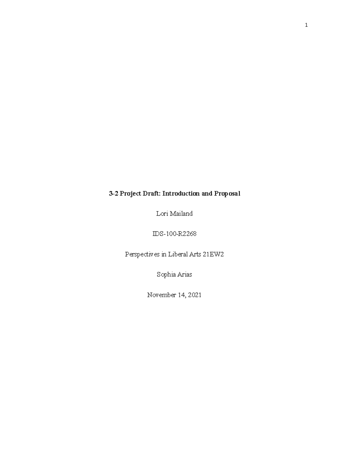 3-2 Project Draft: Introduction and Proposal - Social Science is the study of society and - Studocu