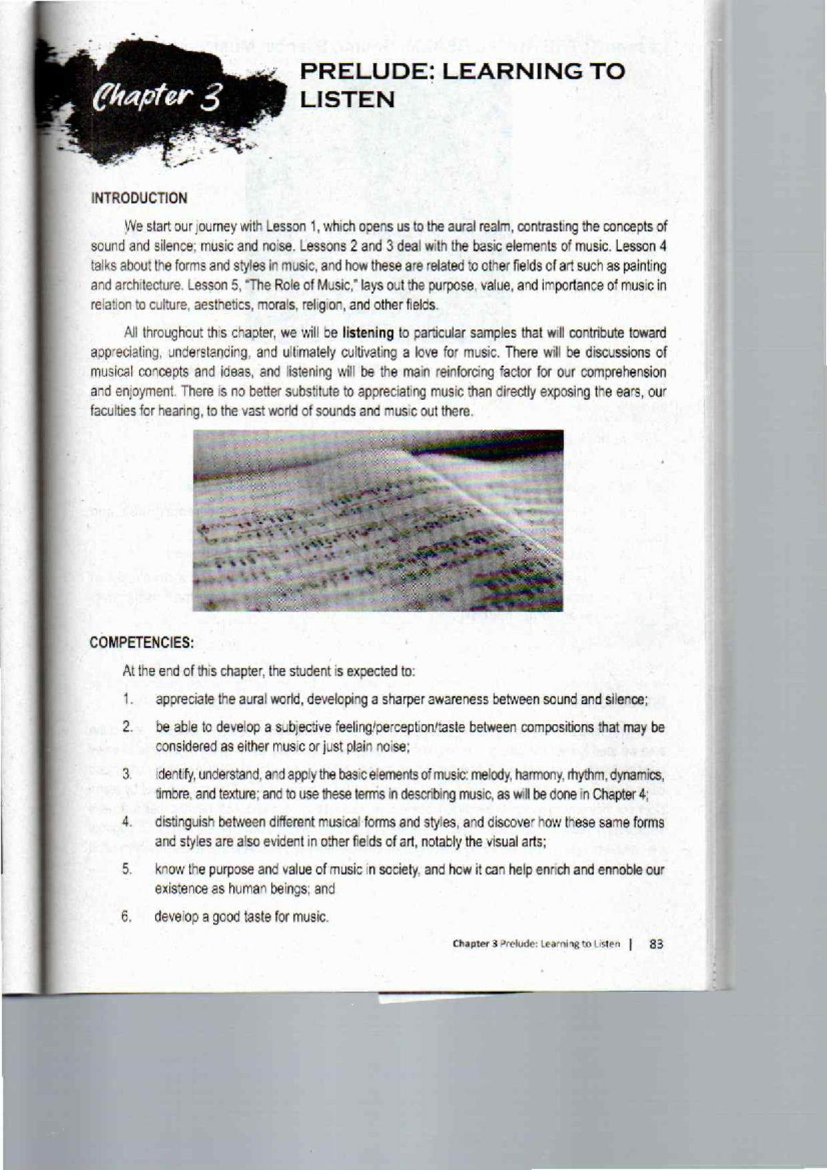 Chapter 3lesson 1 art Aural Realm Sound Silence Music and Noise ...