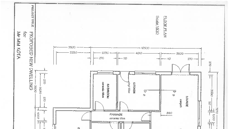 Proposed New Dwelling Finishes QUSU 15A - Practice Material - Studocu