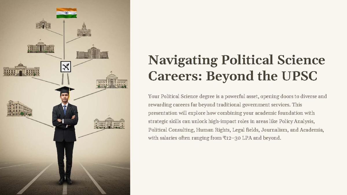 Exploring Diverse Career Paths in Political Science: Beyond UPSC - Studocu
