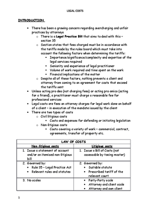 Wills and Estates summary notes - 1 WILLS AND ESTATES NOTES A: WILLS ...