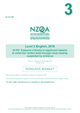 English - 13 (NCEA 3) - National Certificate of Educational Achievement ...