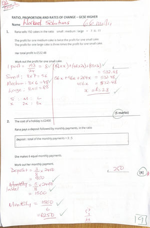 Gcse theme 1 revision notes condensed - Theme 1: investigating a small ...