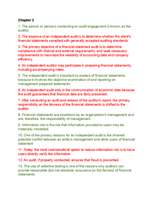 Auditing and Assurance Principles - INSTRUCTIONAL MATERIAL FOR ACCO 30043 AUDITING AND ASSURANCE ...