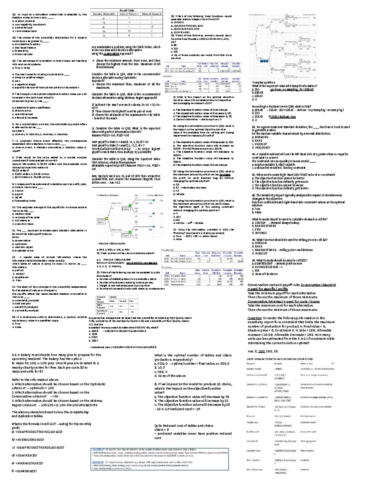 Nash Data Cribsheet - Exam Cheat Sheet for Q1-Q45 - Studocu