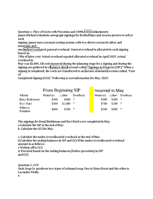 ACCT 215- Chapter 6 - Solution-S - Chapter 6 Variable Costing and Segment Reporting: Tools for ...