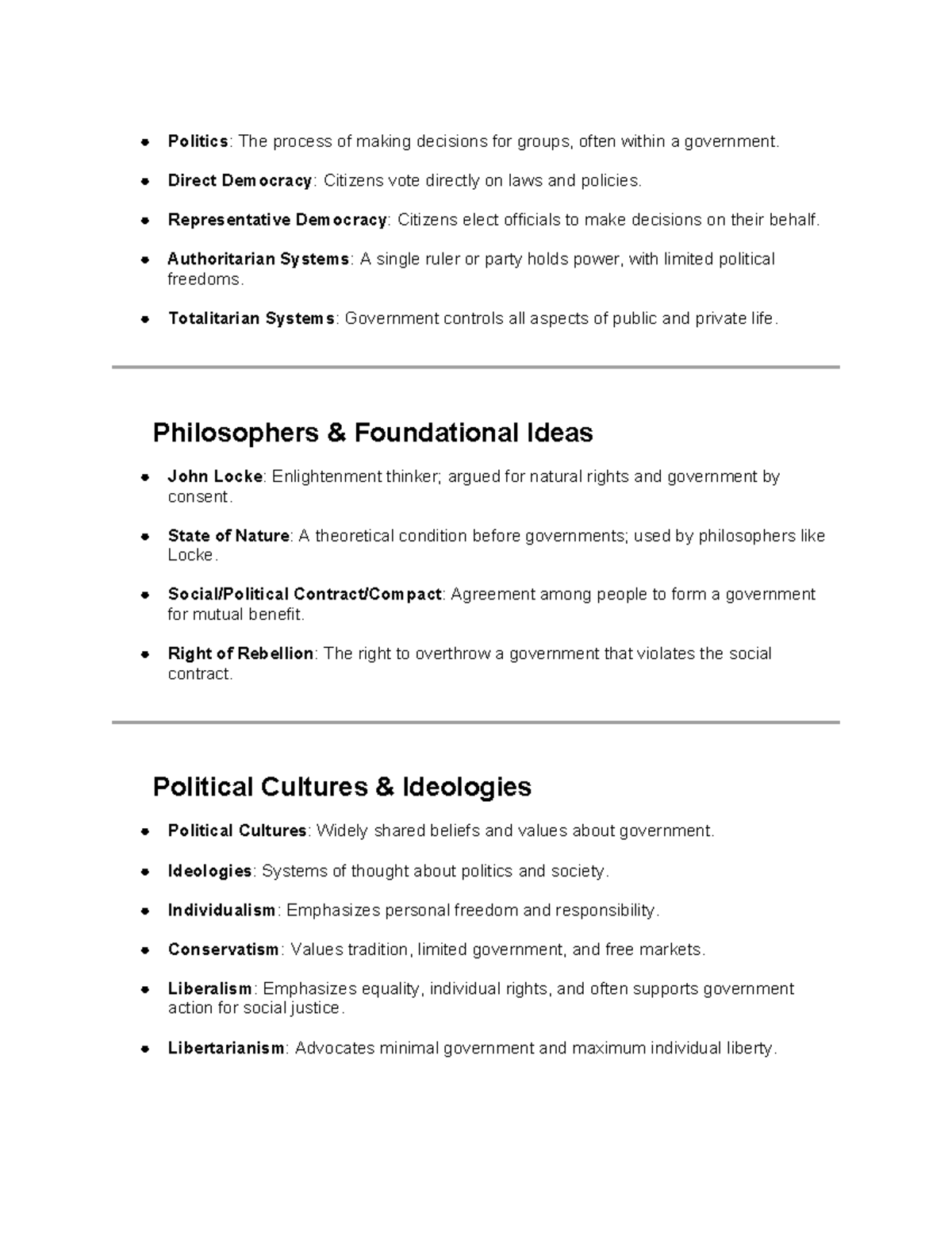 Constitutional Principles and Civil Liberties Overview - TX Politics ...