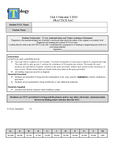 Psychology- Unit 3 - Grade: 12 - Victorian Certificate of Education ...