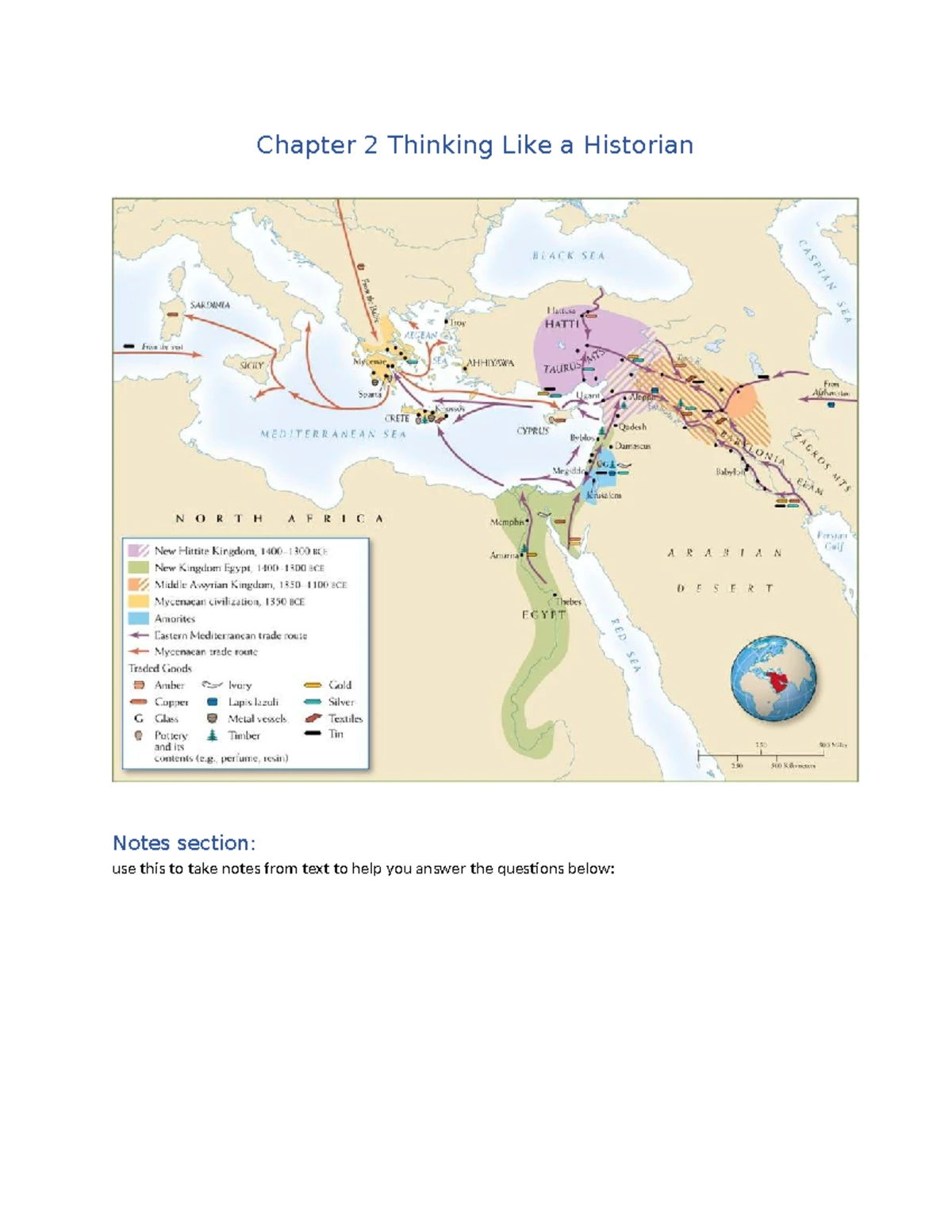 Chapter 3: Thinking Like a Historian - Notes & Questions - Studocu