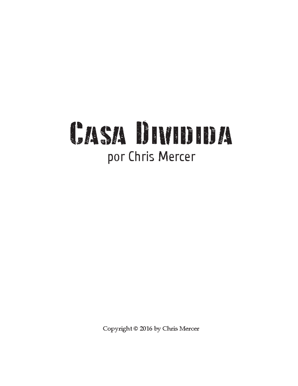 Casa Dividida: Historia y Contexto Cubano - Chris Mercer - Studocu