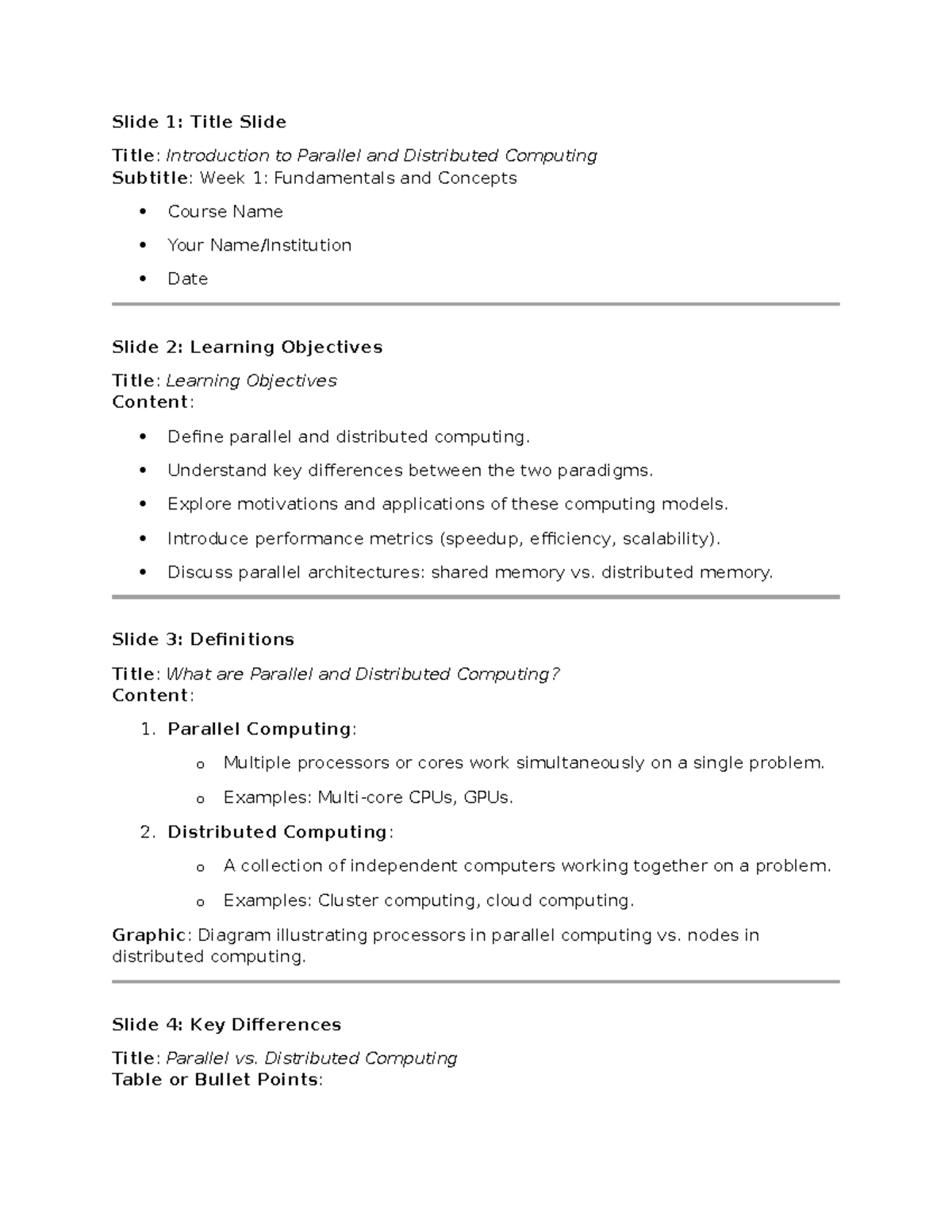 Slide 1 - Syllabus - Slide 1: Title Slide Title: Introduction to ...