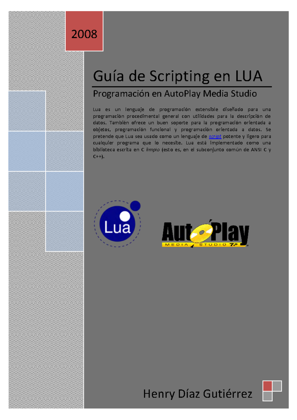 Guía de Scripting en LUA para AutoPlay Media Studio 7.X.X - Studocu