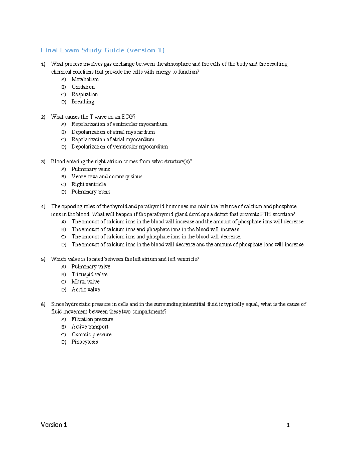 2024 Final Exam Study Guide: Key Concepts and Questions - Studocu
