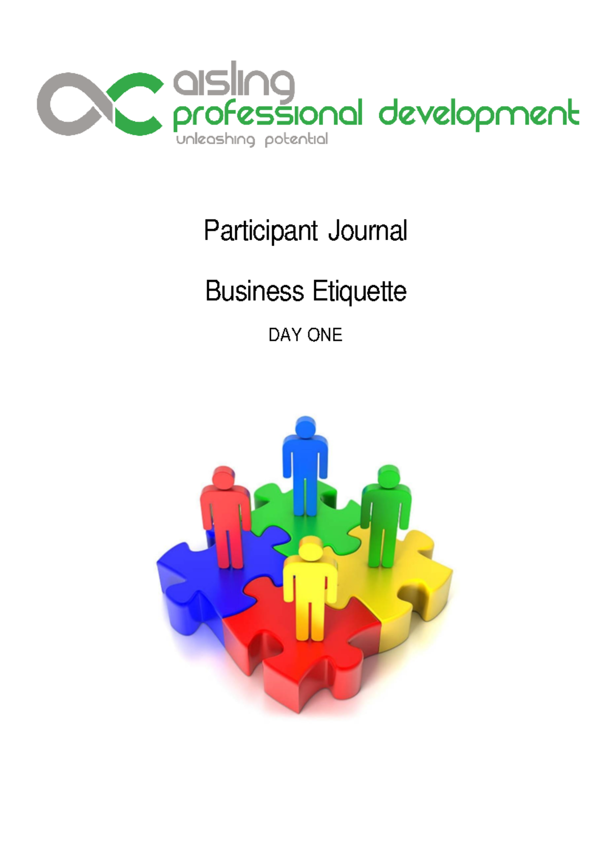 Professional Communication Participant Journal - Participant Journal ...