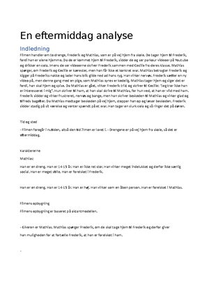 Analyse af udslidt dansk - Analyse af udslidt - dansk Præsentation ...