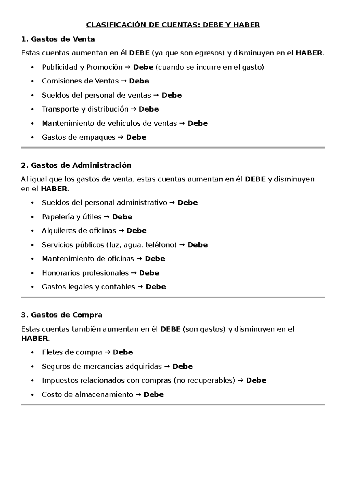Clasificación de Cuentas: Egresos y Ingresos en Contabilidad 101 - Studocu