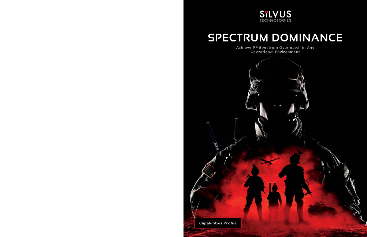 Silvus Technologies Spectrum Dominance Capabilities Profile Overview ...