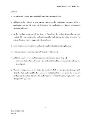 [Chap 7] Appearance and Default Judgment - CHAPTER 7 APPEARANCE AND ...