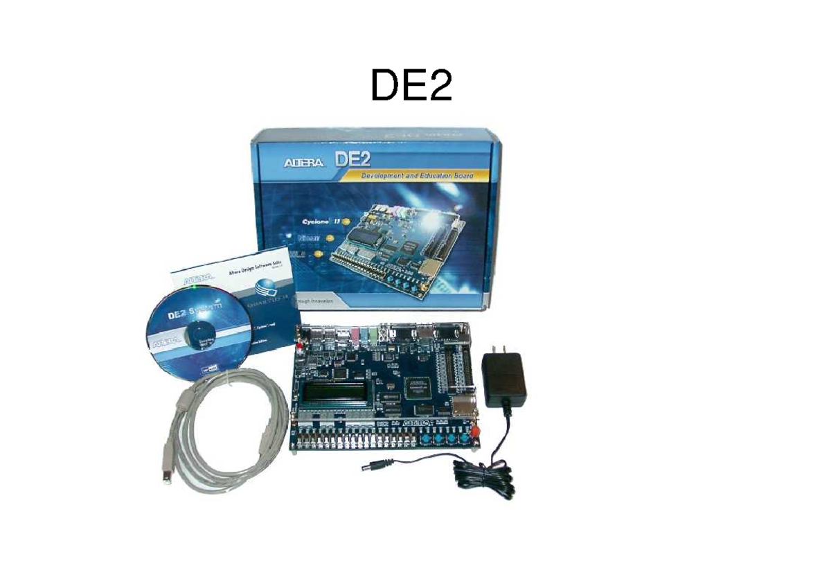 Travaux Pratiques EN502 - Conception et Programmation FPGA DE2 - Studocu
