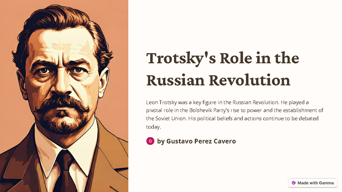Trotskys Role in the Russian Revolution - Trotsky's Role in the Russian ...