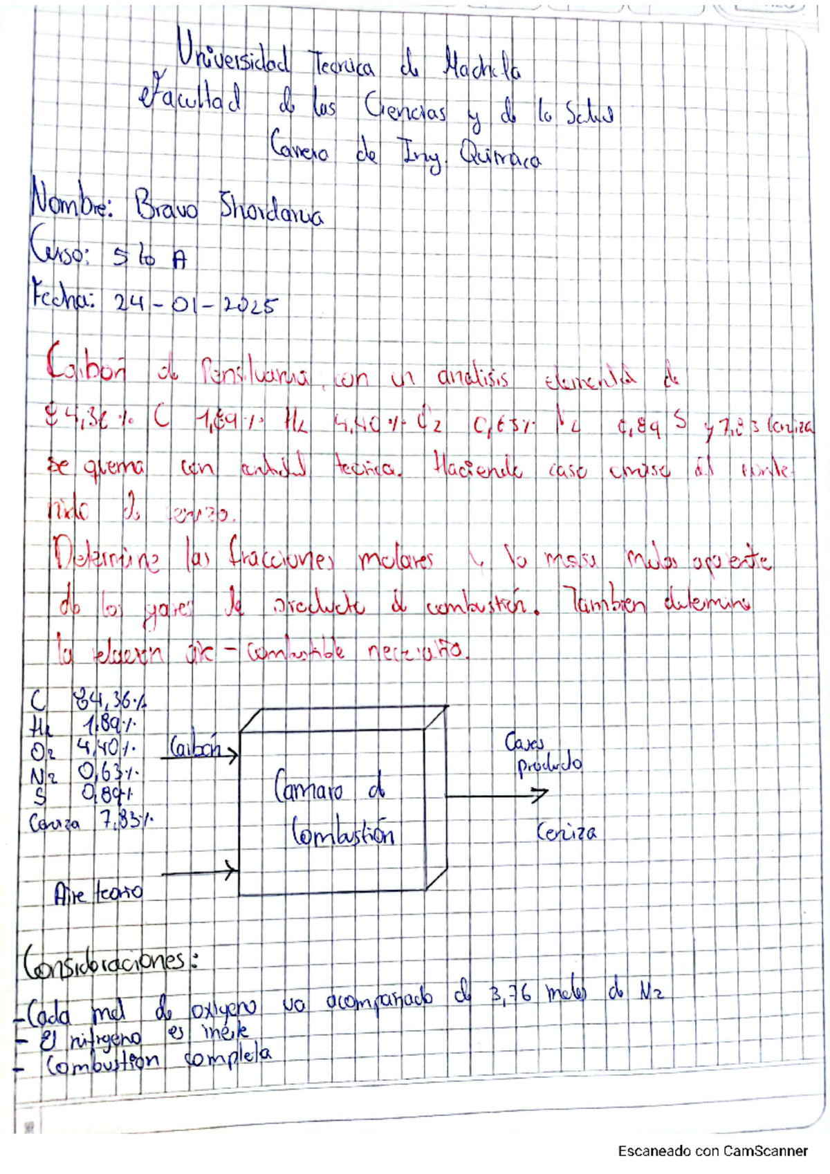 IQ - ejercicios - Universided Tecruica de Machila eFaculted d lus ...