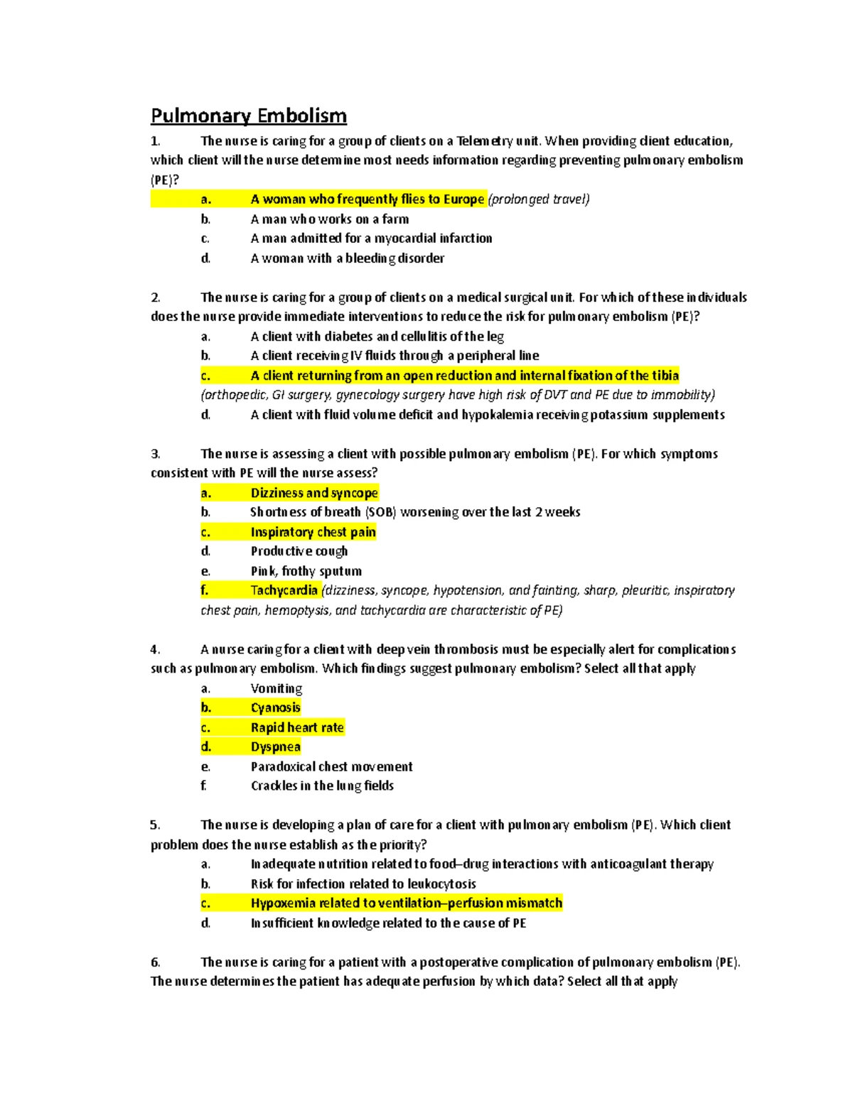 Exam 4 study guide - exam notes - EXAM CHIS 15- questions CH CH 15 ...
