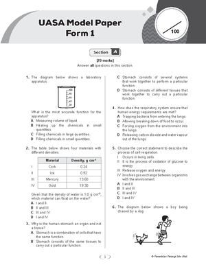 Form 1 Science chapter 1 - Bab 1: 1. 1. (a) Kenal pasti bidang sains di ...