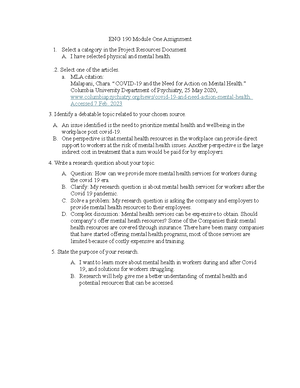 ENG 130 Module Four Preliminary Introduction Template - Write sentences ...