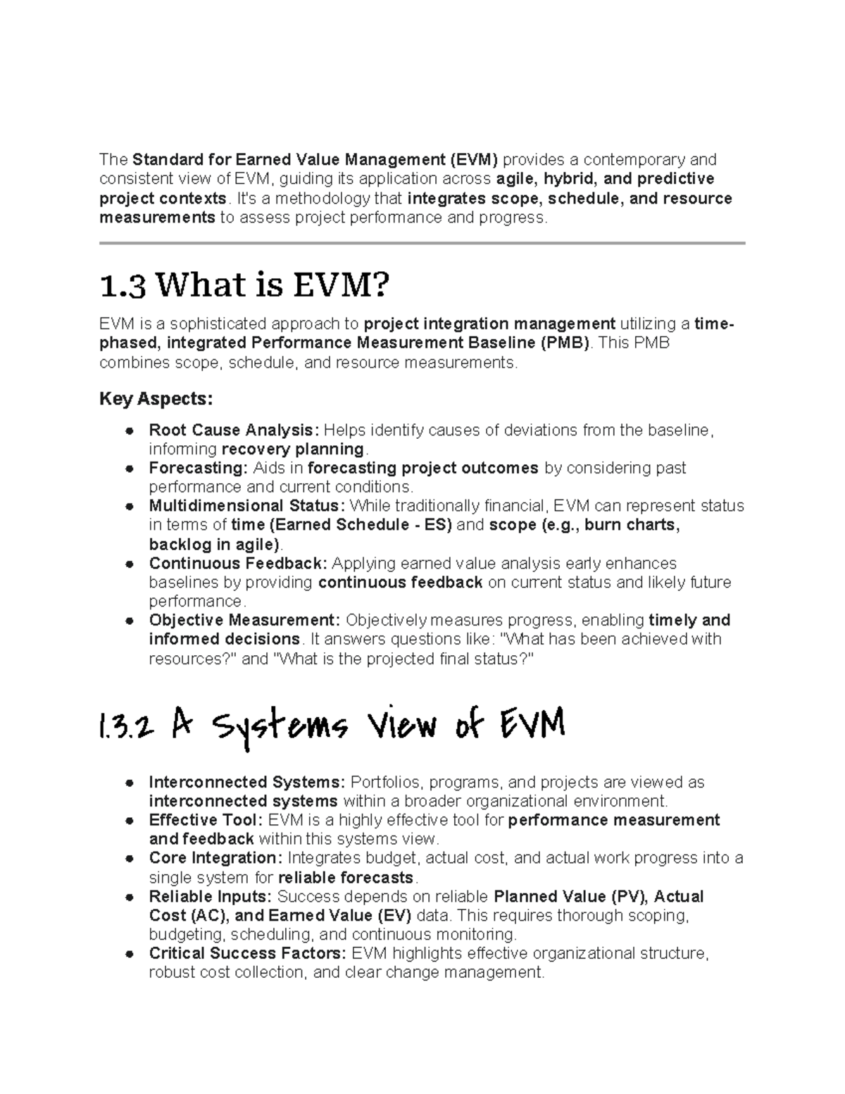 Wk 1 EVM Introduction: Understanding Earned Value Management Principles ...