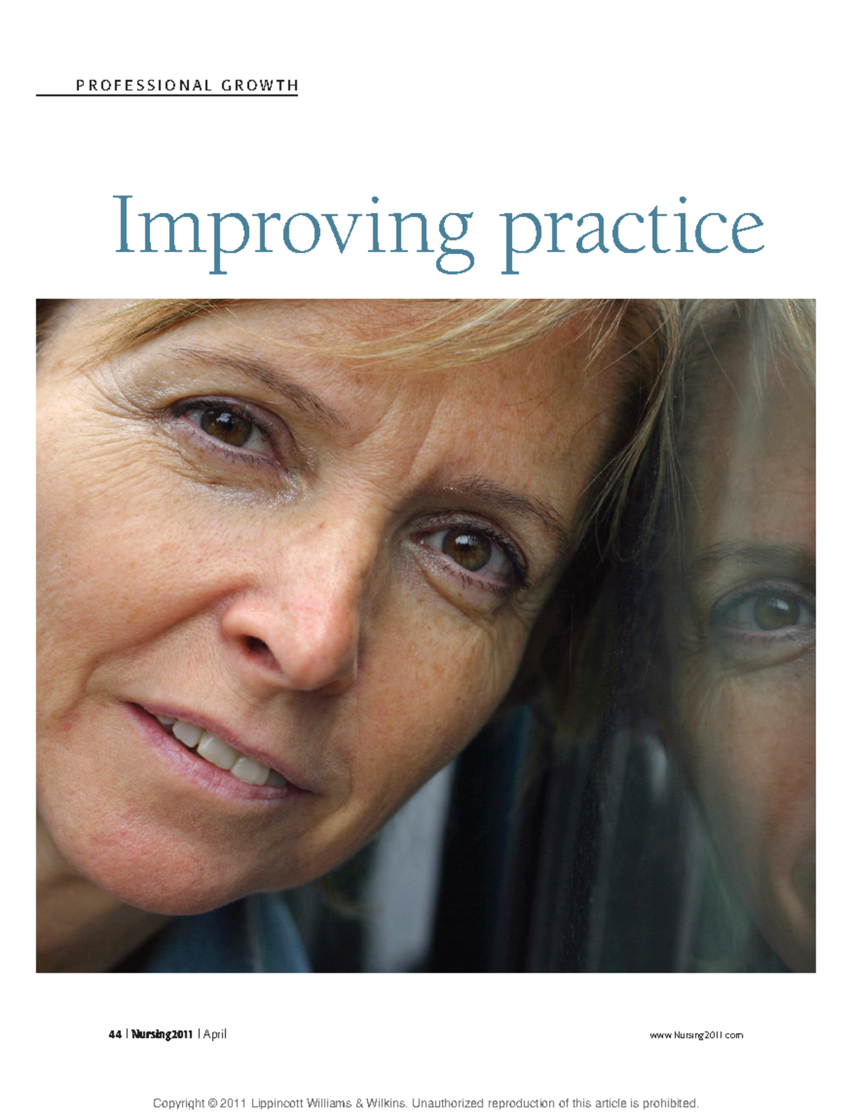 NUR 2011 Improving Nursing Practice through Reflection Techniques - Studocu
