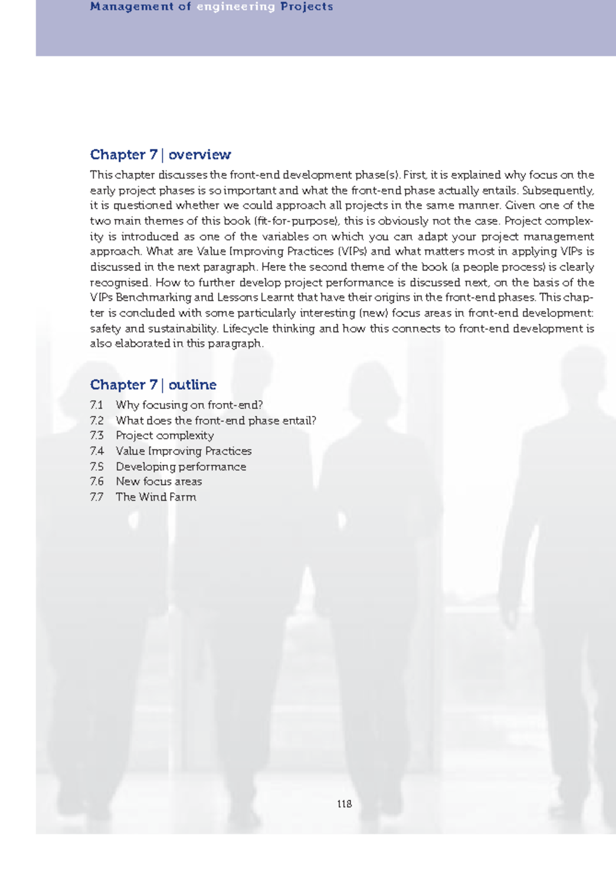 Management of Engineering Projects - Chapter 7: Front-End Development ...