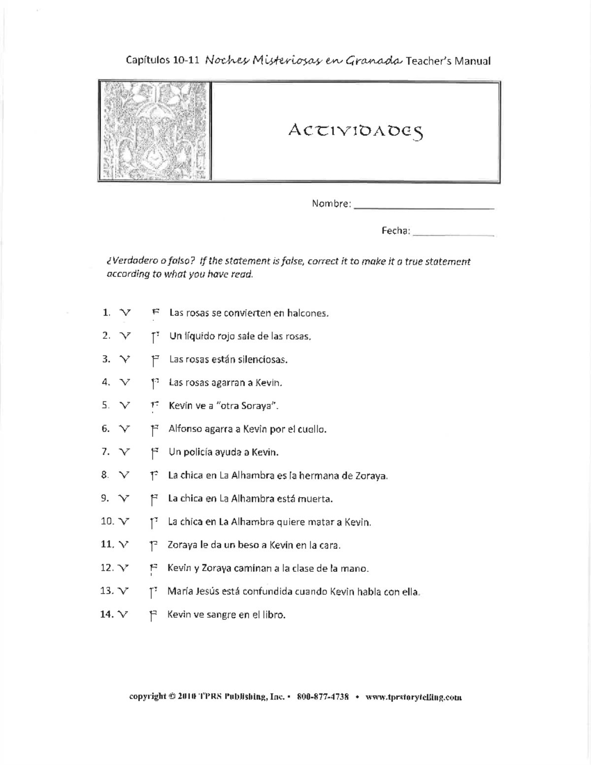 Robert Reh - Noches capítulo 10 questions - Capítulos Noches ...