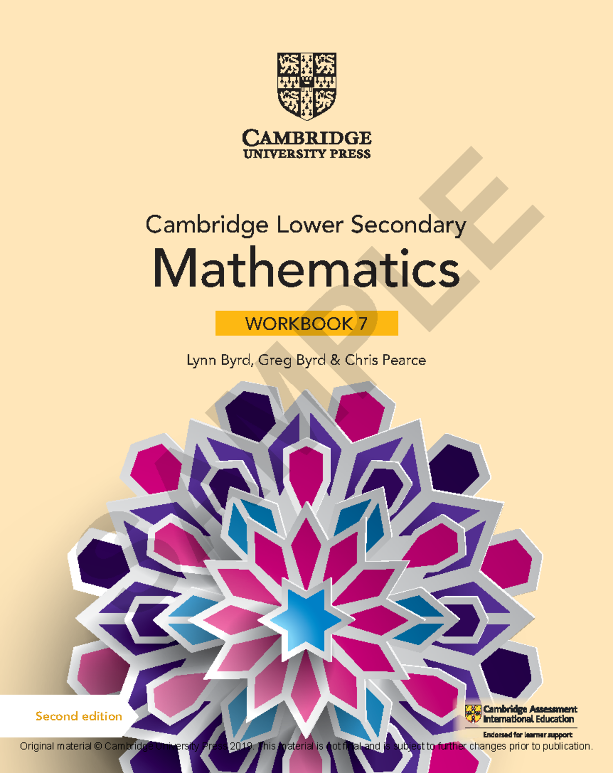 PL E Cambridge Lower Secondary Mathematics Workbook 7 - 2nd Edition ...