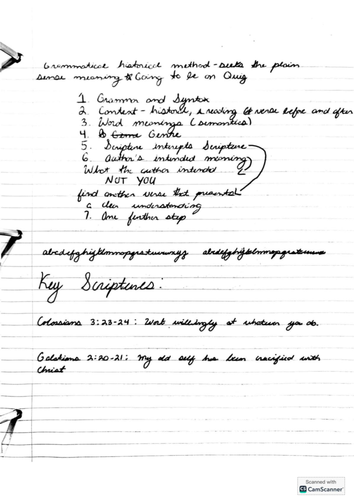 Grammatical Historical Method: Plain Sense Meaning - Quiz 1 - Studocu