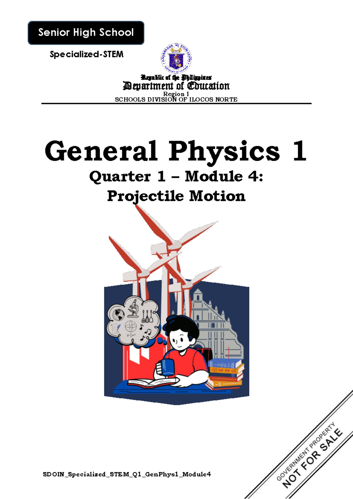 STEM Gen Phys 1 Q1 Mod 4: Understanding Projectile Motion - Studocu