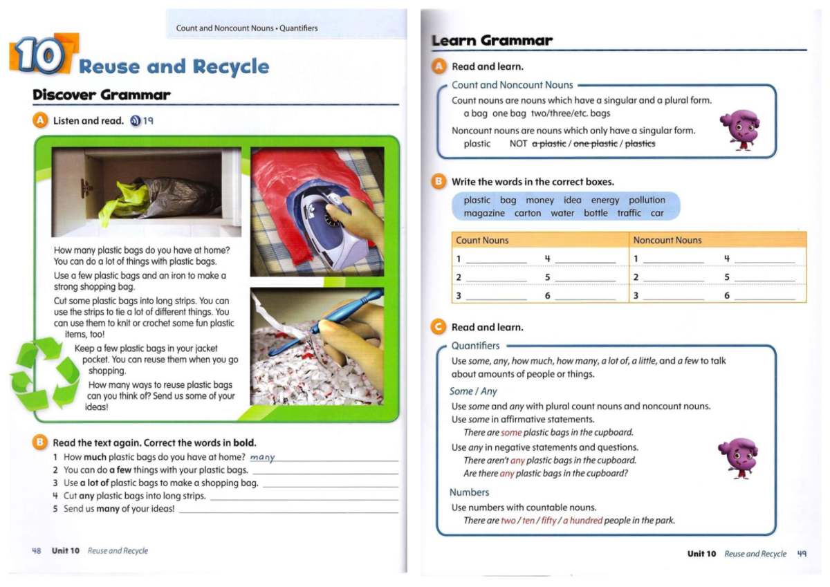 Count and Noncount Nouns: Quantifiers in Grammar 10 - Studocu