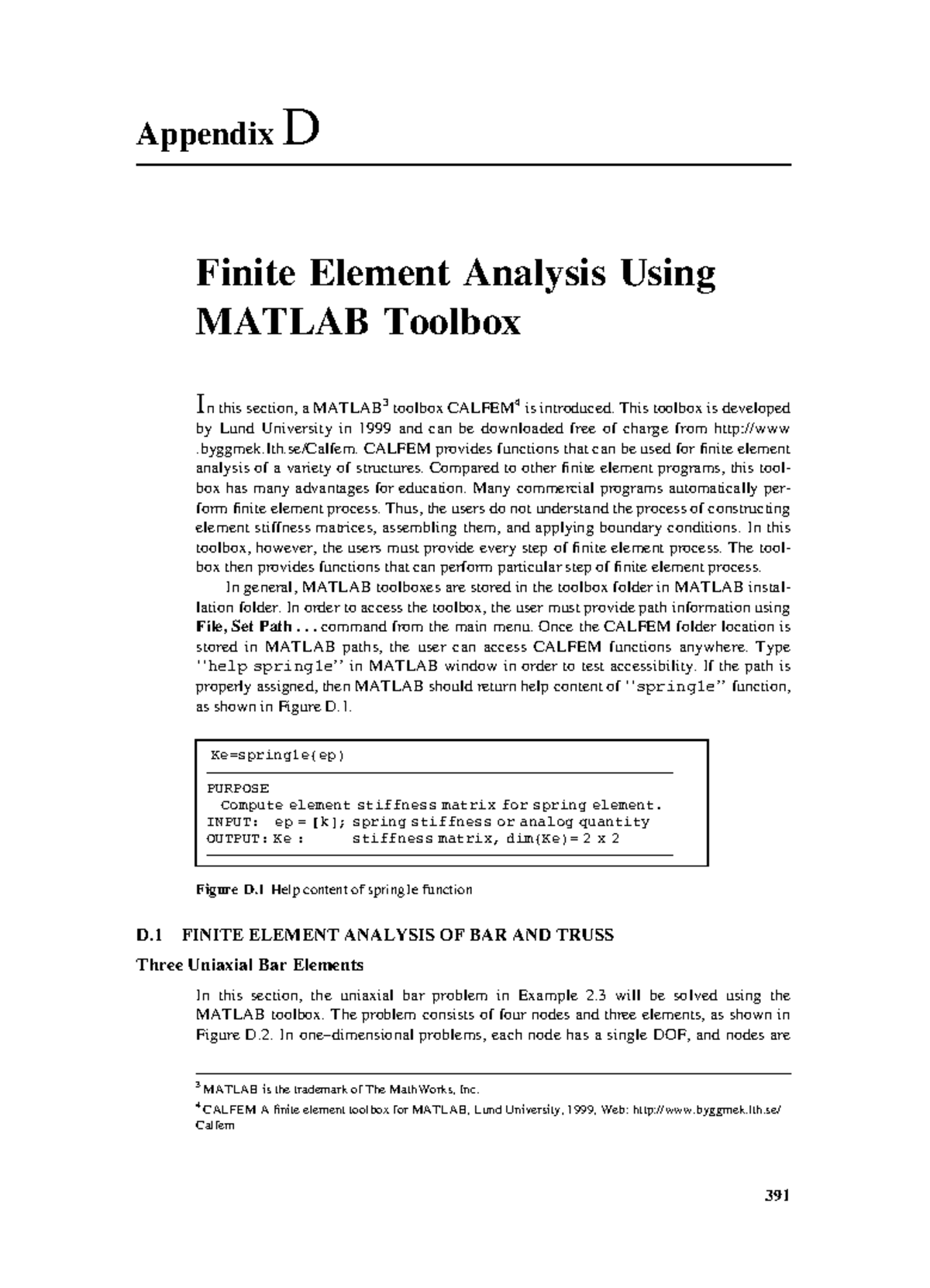 Finite element analysis using MATLAB toolbox (FEA 101) - Studocu