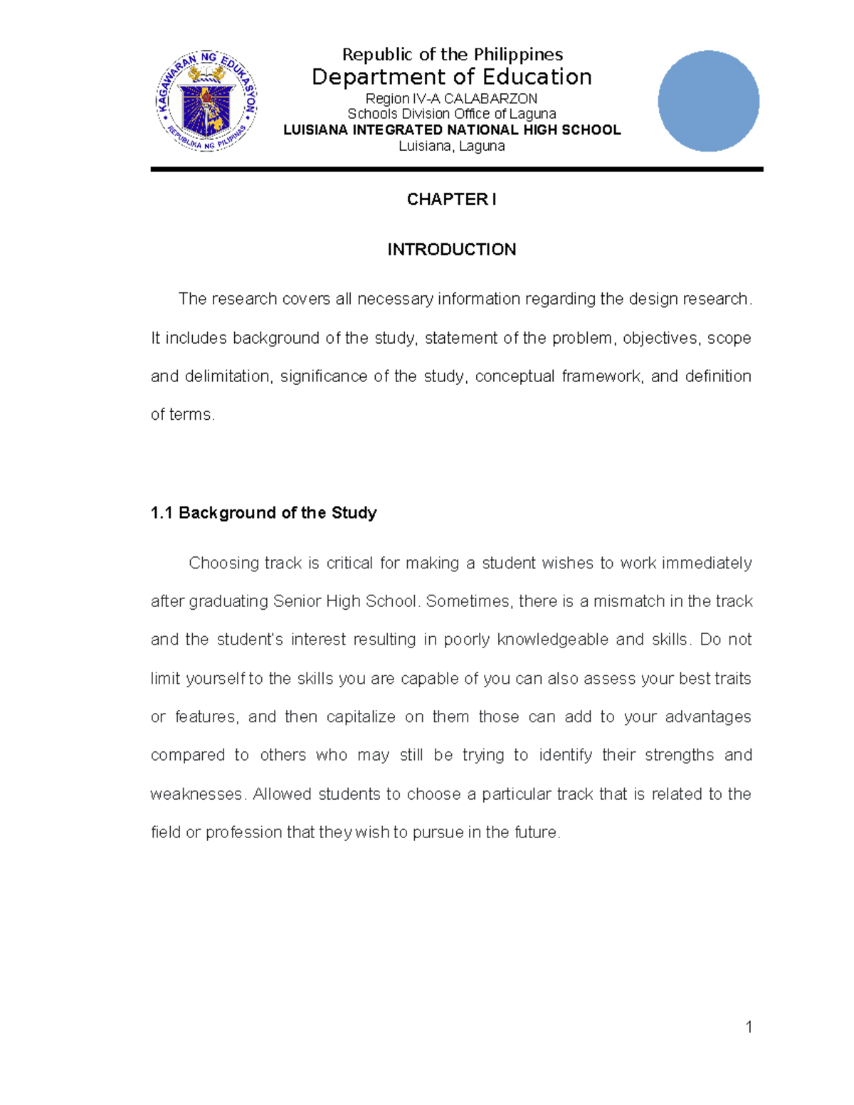 Factors Influencing Students' Choice of HUMSS Strand in Senior High ...