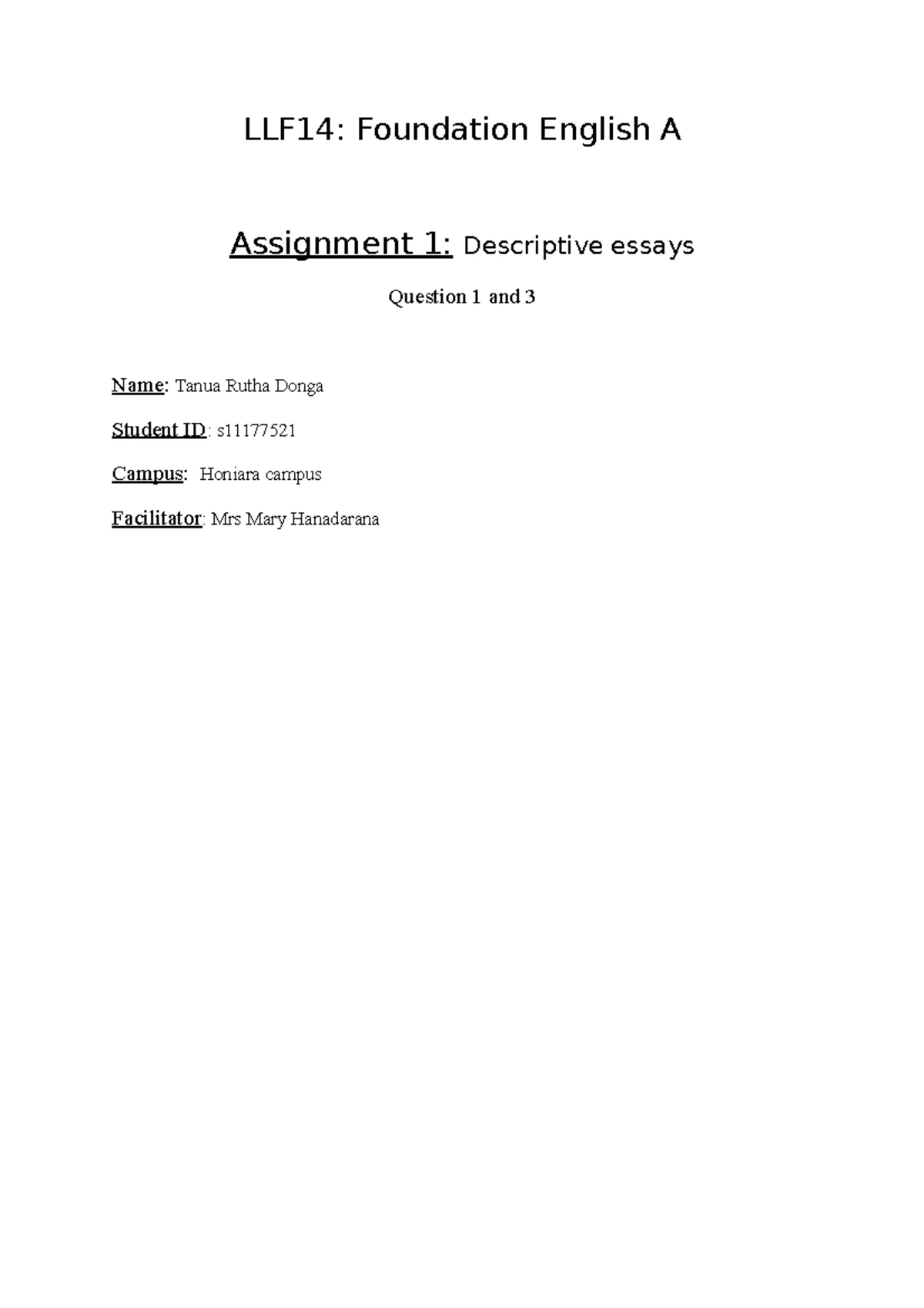 FIJI YEAR 13 English Project 2024: Healthy Eating Habits & Impact - Studocu