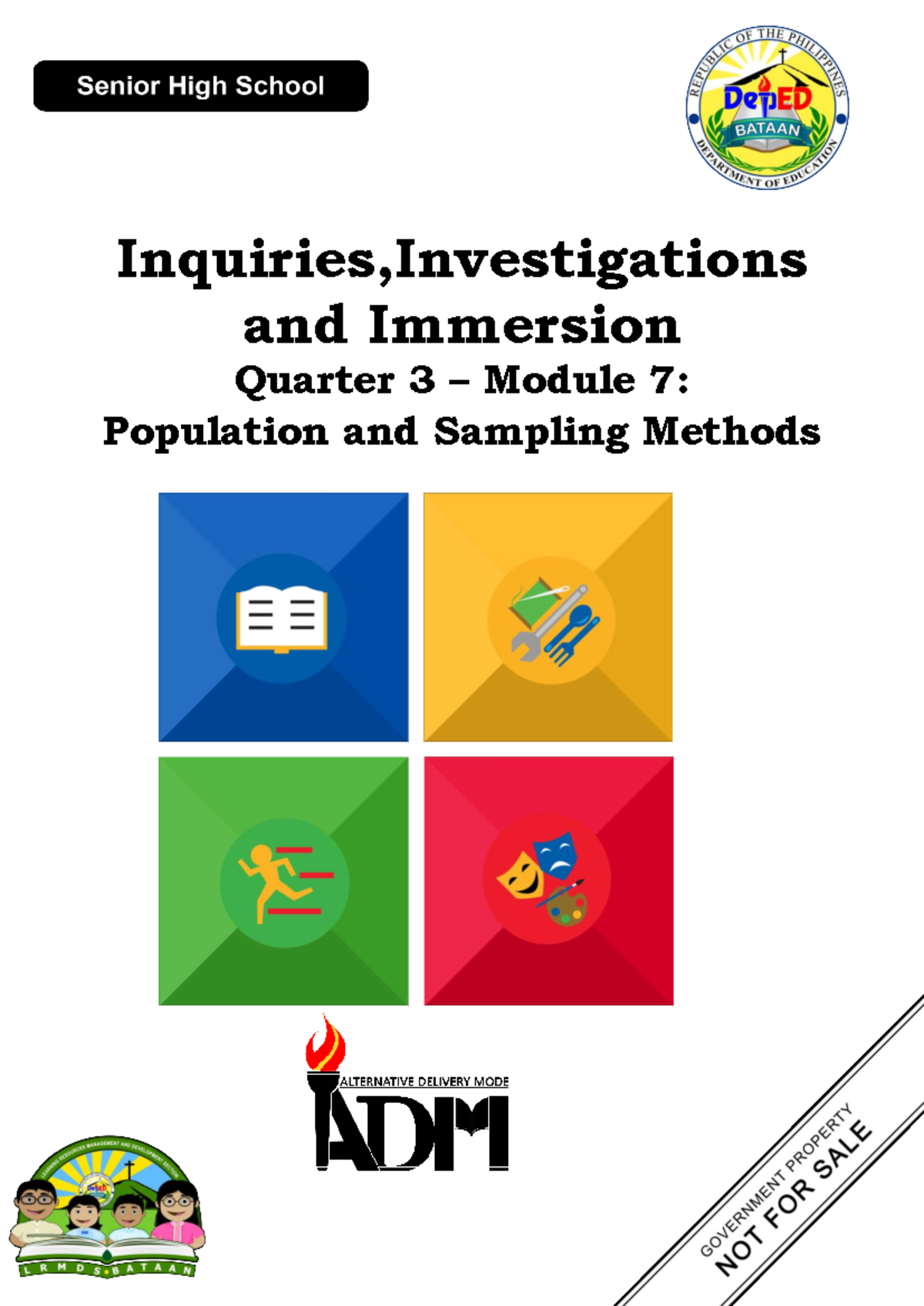 Q3-M7 3Is Population and Sampling Methods - Social teaching - Studocu