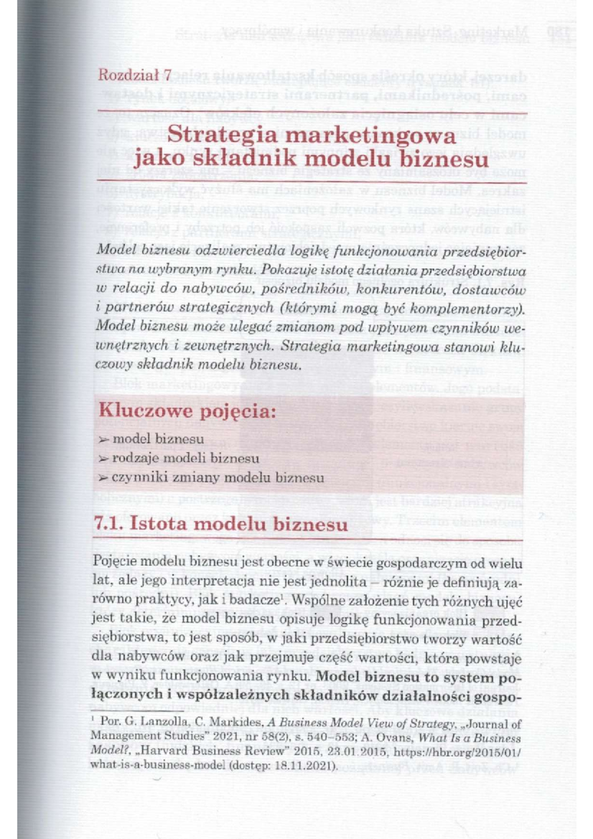 Rozdział 7: Strategia Marketingowa w Modelu Biznesu - Sztuka ...